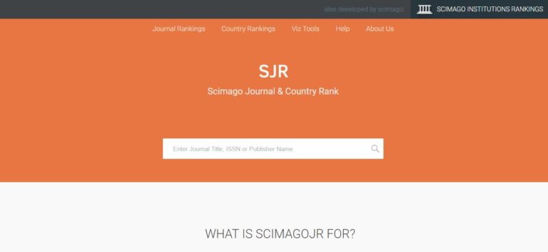 How to Identify Scimago Ranked (SJR) Journals? - iLovePhD