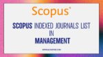 Top Scopus Indexed Journals in Management 2025 - iLovePhD