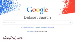Free Dataset Download Using Google - iLovePhD