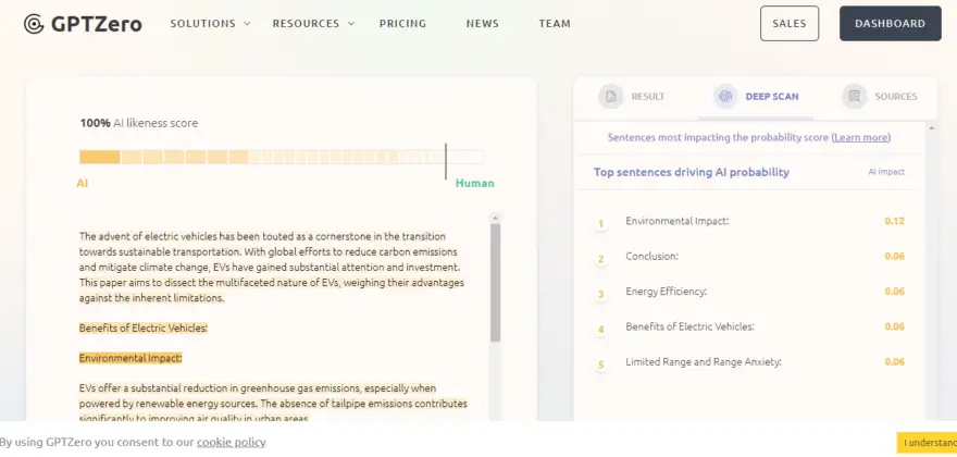 Powerful GPTZero AI Detector Tool for Free - iLovePhD