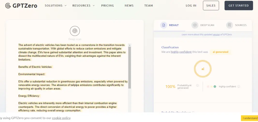 Powerful GPTZero AI Detector Tool for Free - iLovePhD