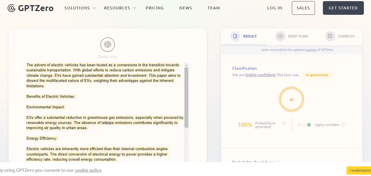 Powerful GPTZero AI Detector Tool for Free - iLovePhD