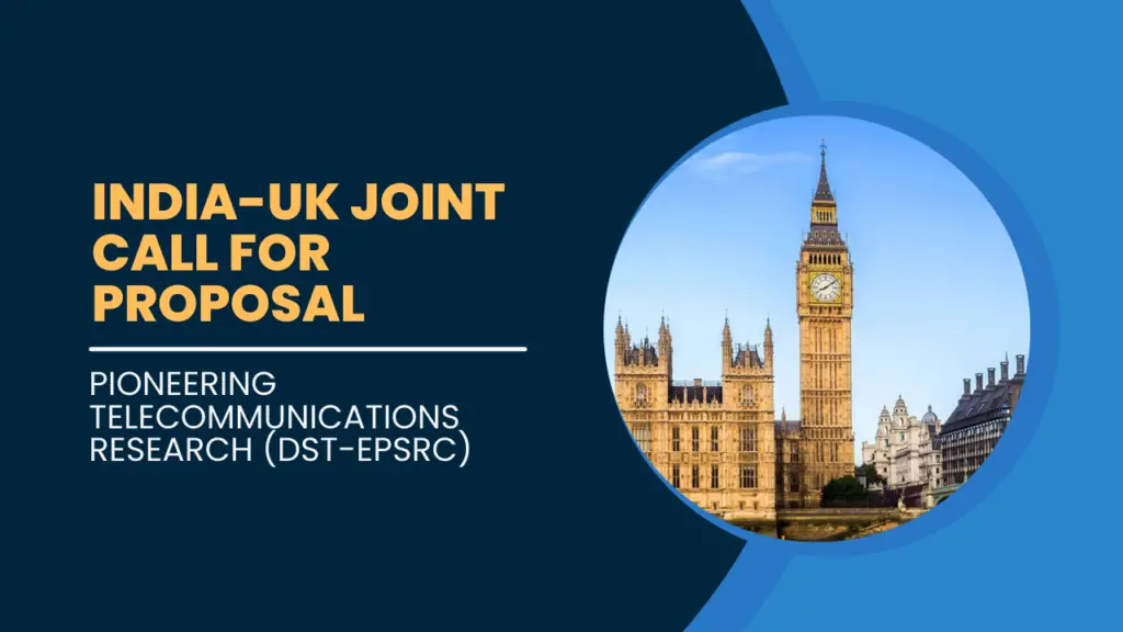 India-UK Joint Call for Proposal: Pioneering Telecommunications ...