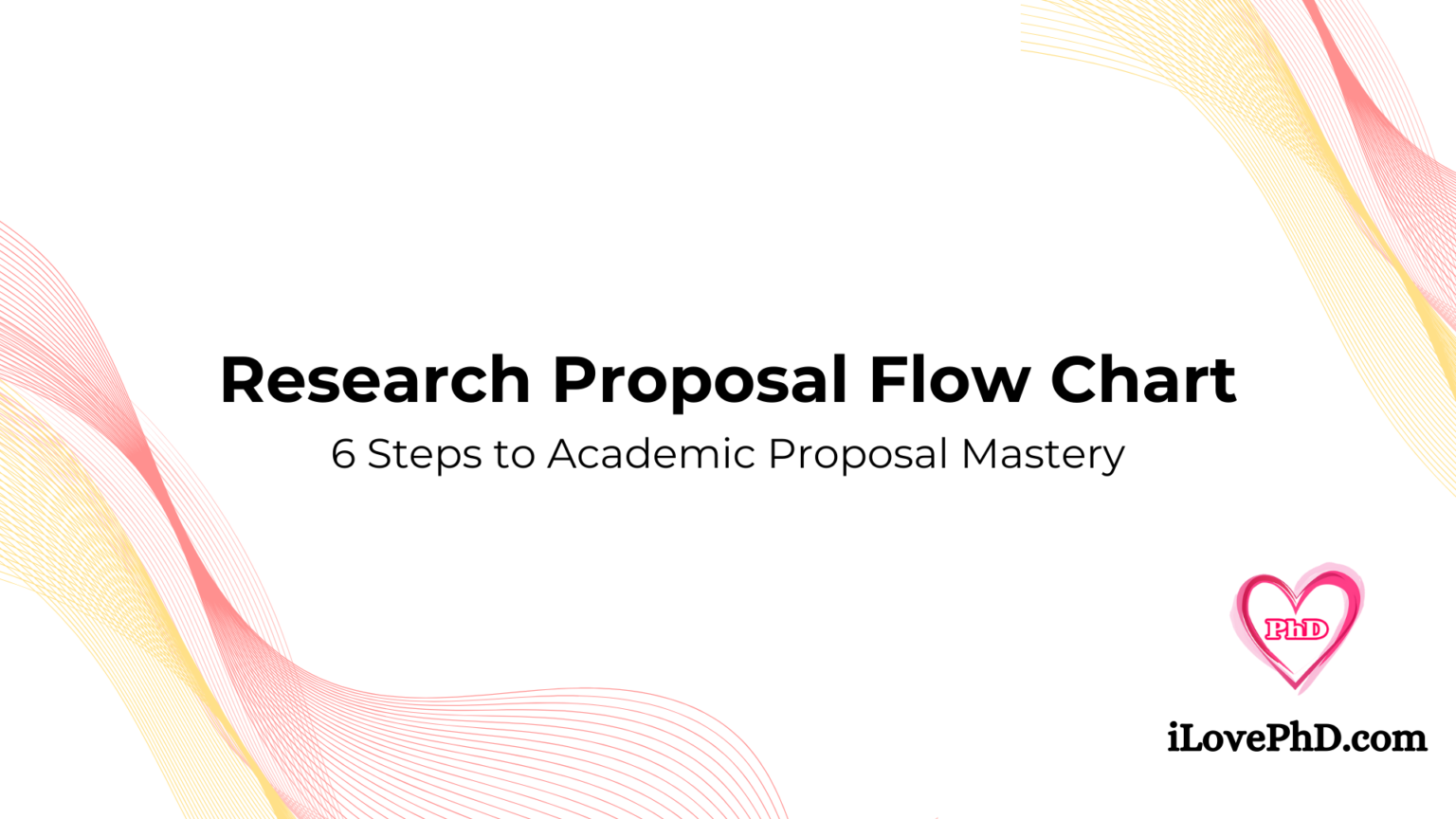 The Research Proposal Flow Chart: Your Guide to Academic Success - iLovePhD